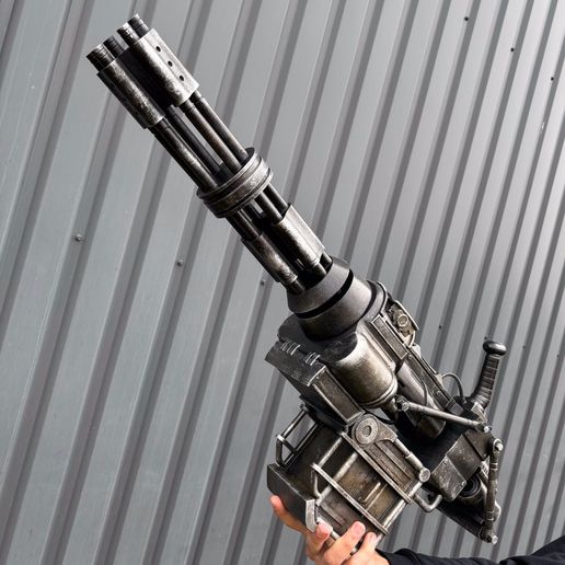 🔫 Minigun Replica Prop Fallout 3 Weapon Cosplay・ 3D File for 3D ...