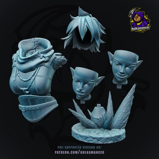 👤 Wenduag | Pathfinder: Wrath of the Righteous | Bust Version・Free 3D ...
