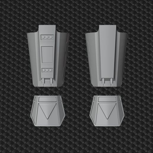 💪 Custom mandalorian gauntlets・Archivo STL para Impresión 3D・Cults