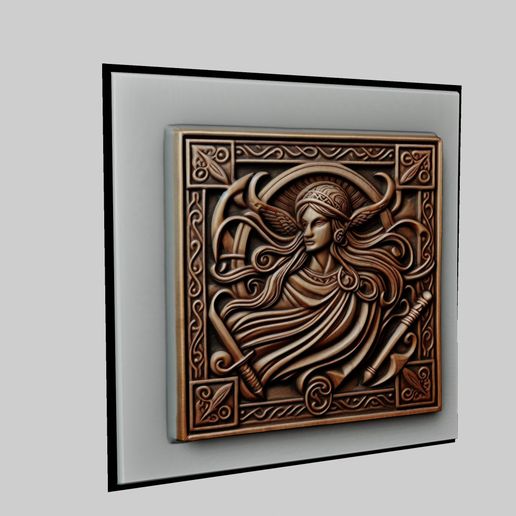 🖨️ Freyja Norse Goddess 3D Printer・ 3D File for 3D printing・Cults