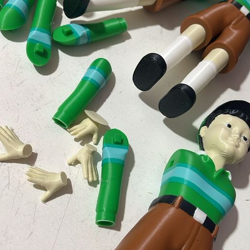 🦑 Cheol-Su Squid Game Boy Robot Doll AMS Multicolor | Young-Hee - Male ...