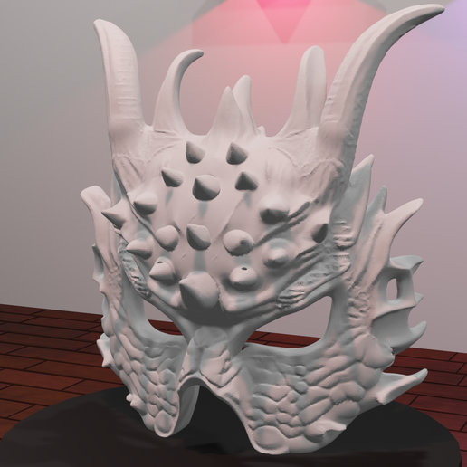 🐉 Dragon Mask・ STL File for 3D printing・Cults