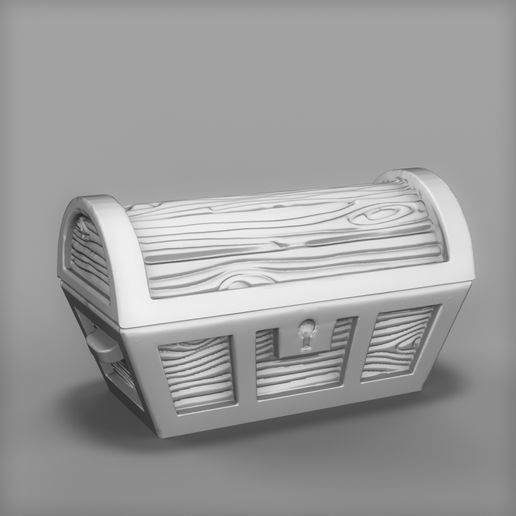 🎲 Dark souls Chest. Miniature container / furniture 25mm / 28mm scale ...