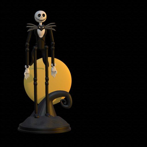 🎅 Articulated Jack Skellington + Santa Claus Jack・ STL File for 3D ...