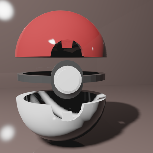 🐉 Pokemon Ball・ STL File for 3D printing・Cults