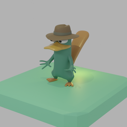 🦆 Perry the platypus・Free STL File for 3D printing・Cults