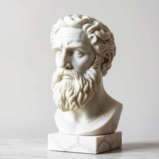 👤 Plato / Platon Bust・ STL File for 3D printing・Cults