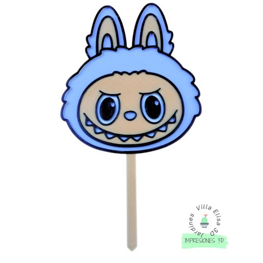 🍰 Labubu cake topper・3D Print・Cults