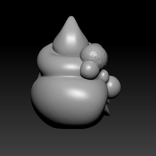 👾 Cute Poop 3D Model ready to 3D Print・ STL File for 3D printing・Cults