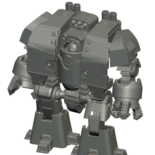 🔨 Dreadnought leviathan・ OBJ File for 3D printing・Cults