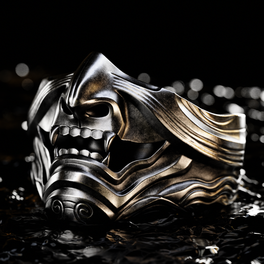 🗡️ Samurai Ring 3・ STL File for 3D printing・Cults