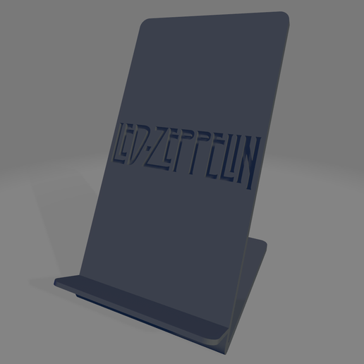 STL file Led Zeppelin Phone Holder 📞 ・3D printing template to download ...