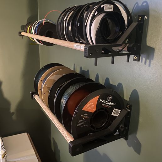 🪢 Filament Storage Rack Value Pack・Free STL File for 3D printing・Cults