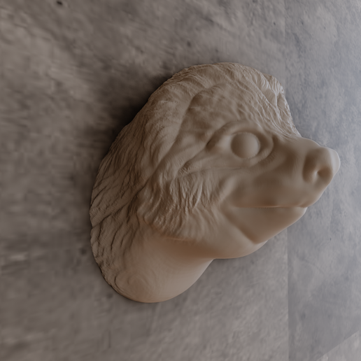 STL file sloth head wall mount stl 🦥 ・3D printing design to download・Cults