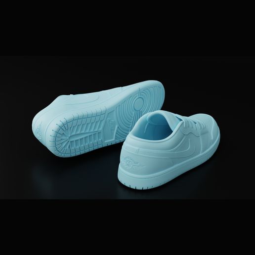 🇯🇴 Air Jordan 1 Low Shoe・ STL File for 3D printing・Cults