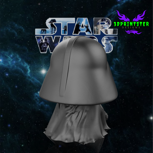 🎁 Mini Darth Vader Sitting・ STL File for 3D printing・Cults