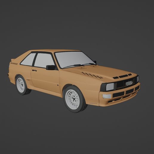 STL file AUDI SPORT QUATTRO 🚗 (OBJ)・3D printer model to download・Cults