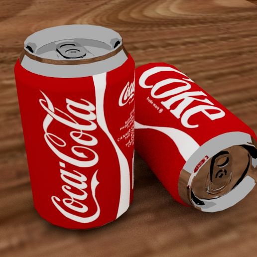 STL file Coke Can 🥫 (OBJ)・Model to download and 3D print・Cults