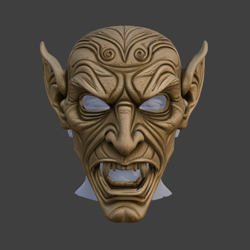 🎃 Nosferatu mask・Archivo STL para Impresión 3D・Cults