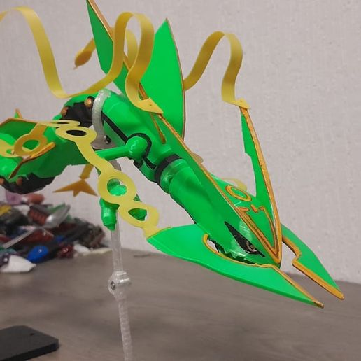 🐉 Mega Rayquaza flex Multipart・ STL File for 3D printing・Cults