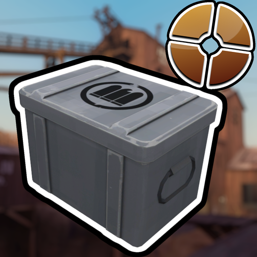 3D file Team Fortress 2 | Small Ammo Pack Container 🤏 ・3D printing ...