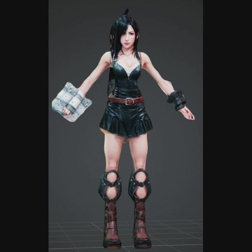 STL file Tifa Lockhart - Final Fantasy VII / Action Figure 🦸 (OBJ)・3D ...
