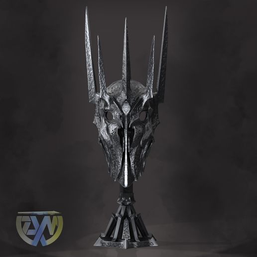 Archivo OBJ sauron helmet 🪖 ・Diseño de impresión en 3D para descargar・Cults