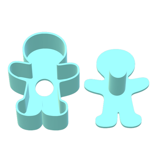 👨 Gingerbread Man Cake Pop Mold | Digital Download STL File・ 3D File ...