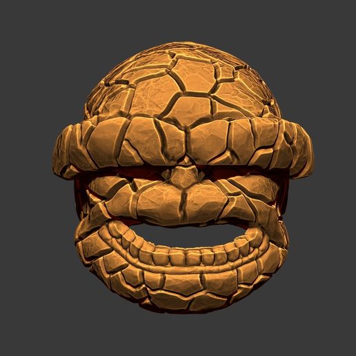 🦾 The Thing Mask - Fantastic Four - Marvel Hemet・ STL File for ・Cults