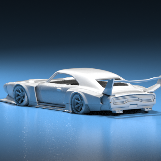 🚗 HW Daytona FatBoi Wide Body Kit・ STL File for 3D printing・Cults