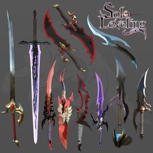 🗡️ Ultimate solo leveling collection for cosplay 3d models・ 3D File for ...