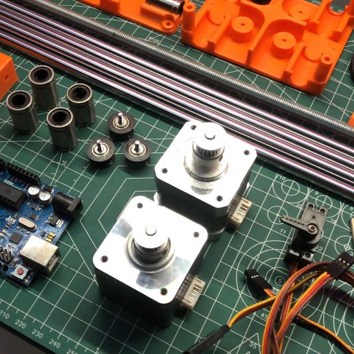 🖊️ Pen Plotter Machine ( Drawing Machine )・ STL File for 3D printing・Cults