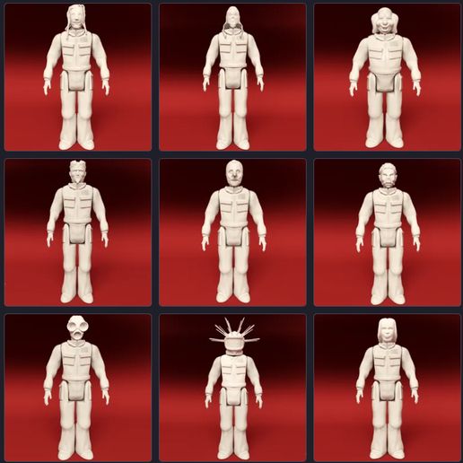 🪢 the Knot, Slipknot whole band. Retro Figure 5POA・ 3D file for 3D ...