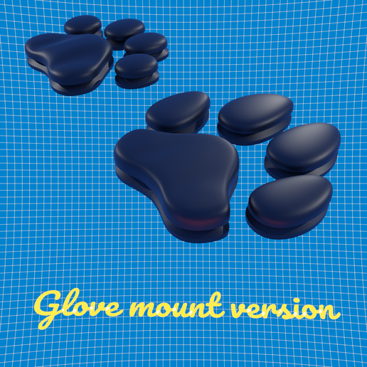 🦶 Foot Pads Cat and Dog - for Cosplay and Fursuits・ STL File for 3D ...