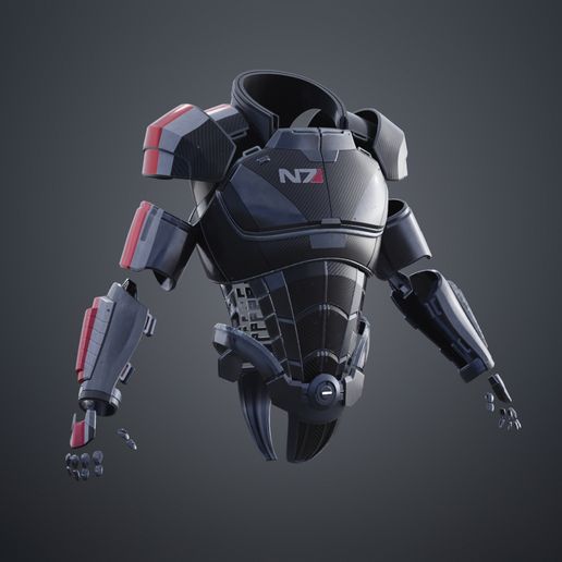♂️ N7 Male Shepard Armor - Mass Effect・ 3D File for 3D printing・Cults