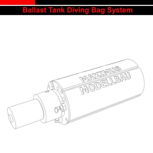 🪖 Maximus-Modellbau Ballast Tank System・ STL File for ・Cults