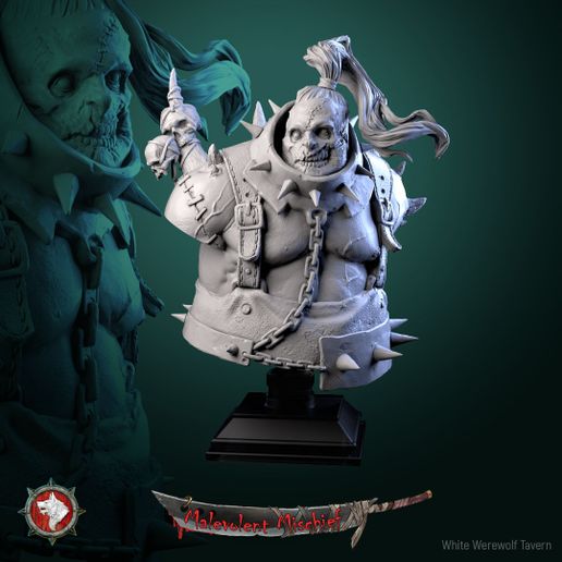 Файл 3D Bonesmith bust pre-supported 👤 ・Дизайн 3D принтера для загрузки ...