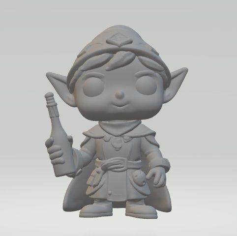 🔰 Beginner Fantasy Elf Figurine – 3D Printable Shelf Decoration・ STL ...