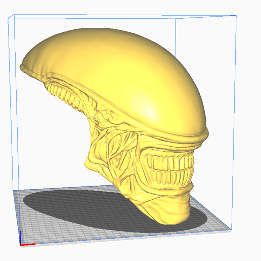 3D printer Alien Xenomorph Mask - Halloween Cosplay • made with ...