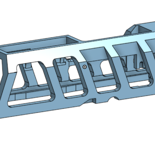 STL file 5.1 Hi capa slide skeletonized 🛝 ・3D printing template to ...