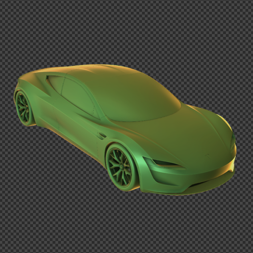 🦸 Tesla Roadster・ STL File for 3D printing・Cults