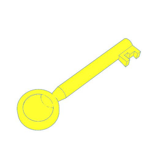 🔑 Key・Free STL File for 3D printing・Cults