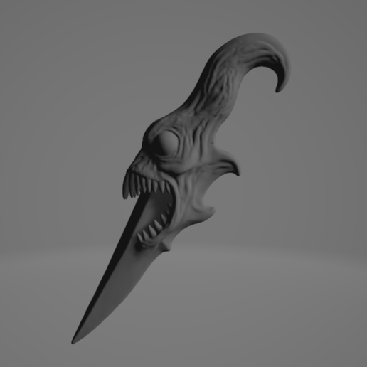 👽 Alien Face Knife・Free STL File for 3D printing・Cults