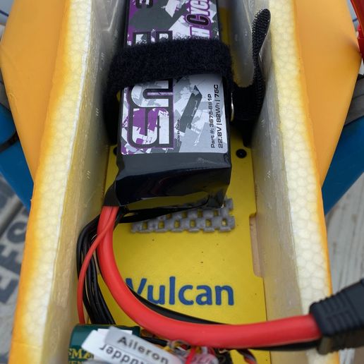 🖖 Vulcan 70mm Battery Tray Freewing EDF・ 3MF File for 3D printing・Cults