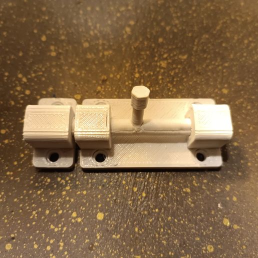 Simple slide Bolt Lock 🔒・ STL File for 3D printing・Cults
