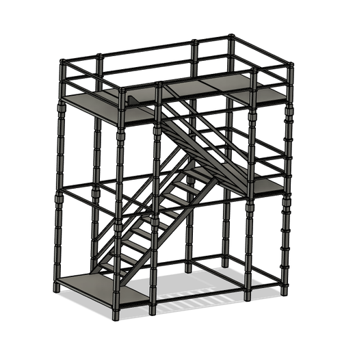 🏗️ Patented Scaffolding 1:14・ STL File for 3D printing・Cults