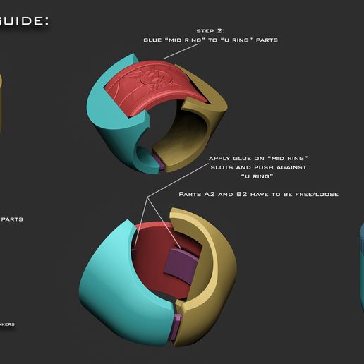 💍 Barry Allen The flash functional ring・ 3D File for ・Cults