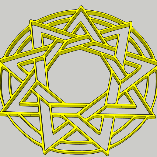 ⭐ Luminous Star: Sacred Geometry Design・Free STL File for 3D printing・Cults