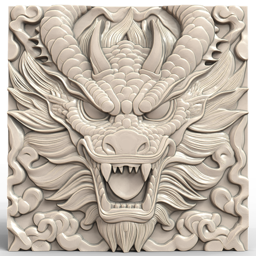 📁 3D Model STL File for CNC Router/Laser & 3D Printer A Square-shaped ...