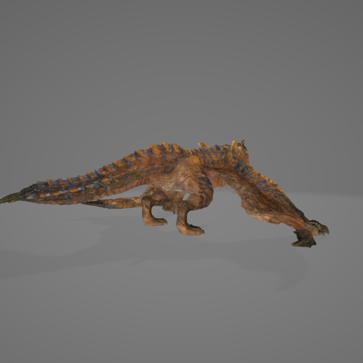 👹 MONSTER HUNTER TIGREX・ STL File for 3D printing・Cults